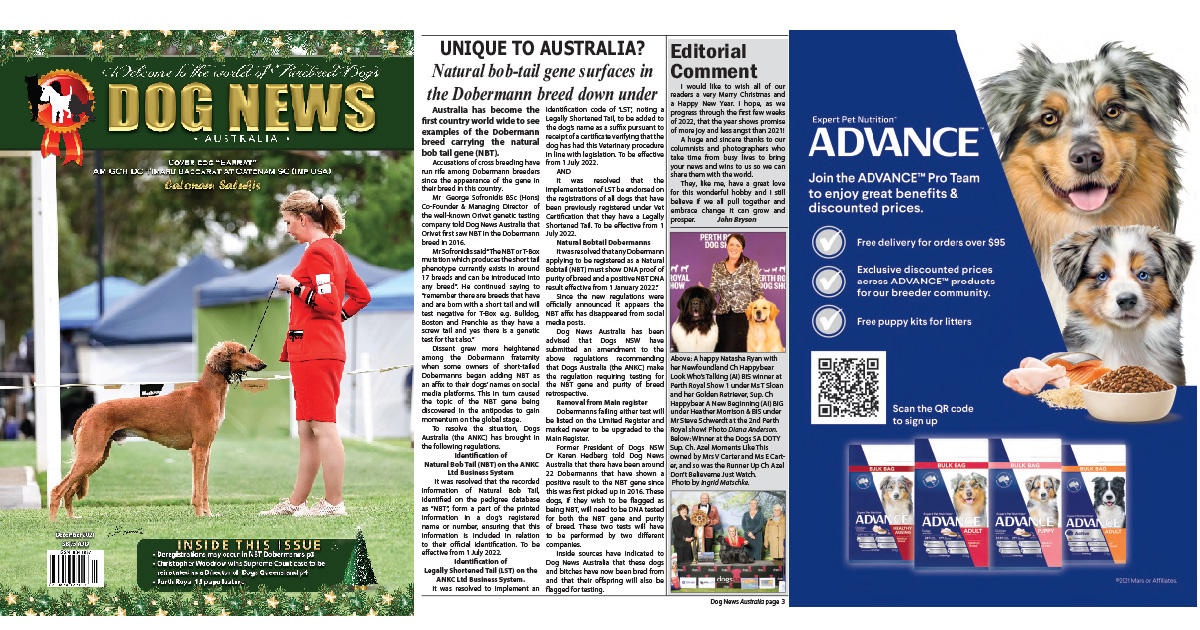 December 2021 Issue - Dog News Australia - Dog News Australia
